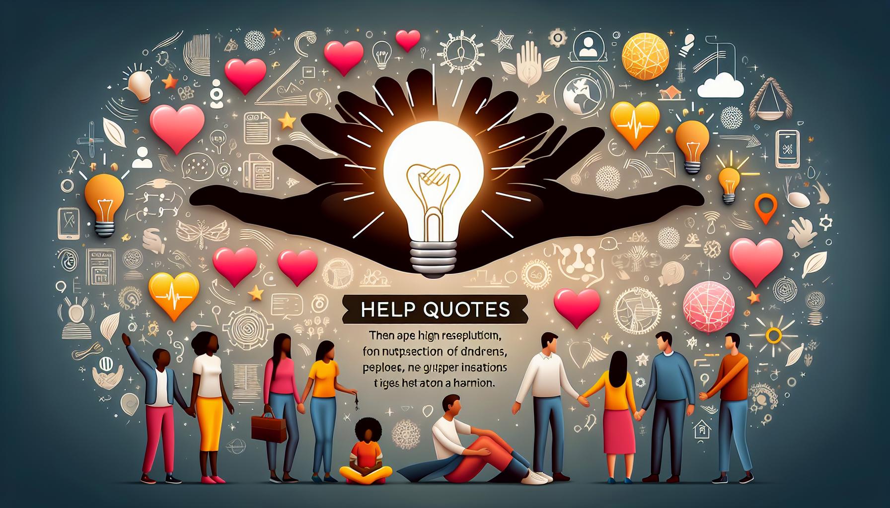 Help Quotes - QuoteWords