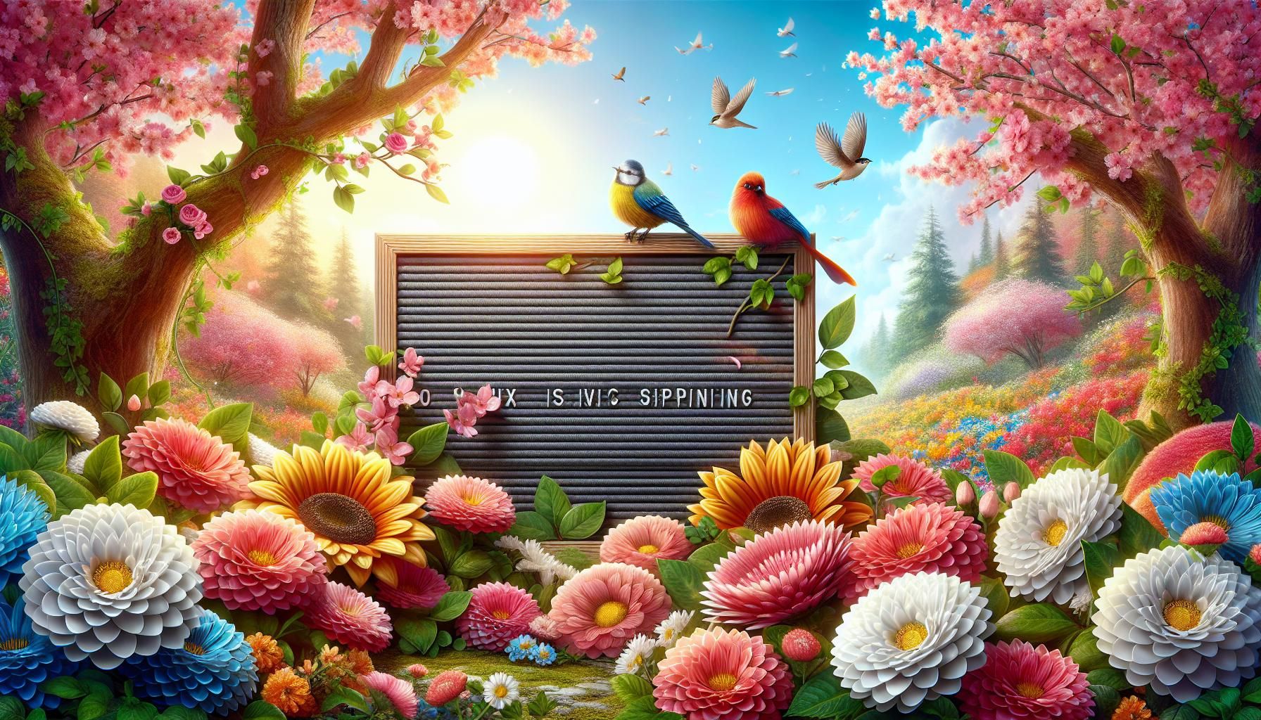 Spring Letter Board Quotes - QuoteWords
